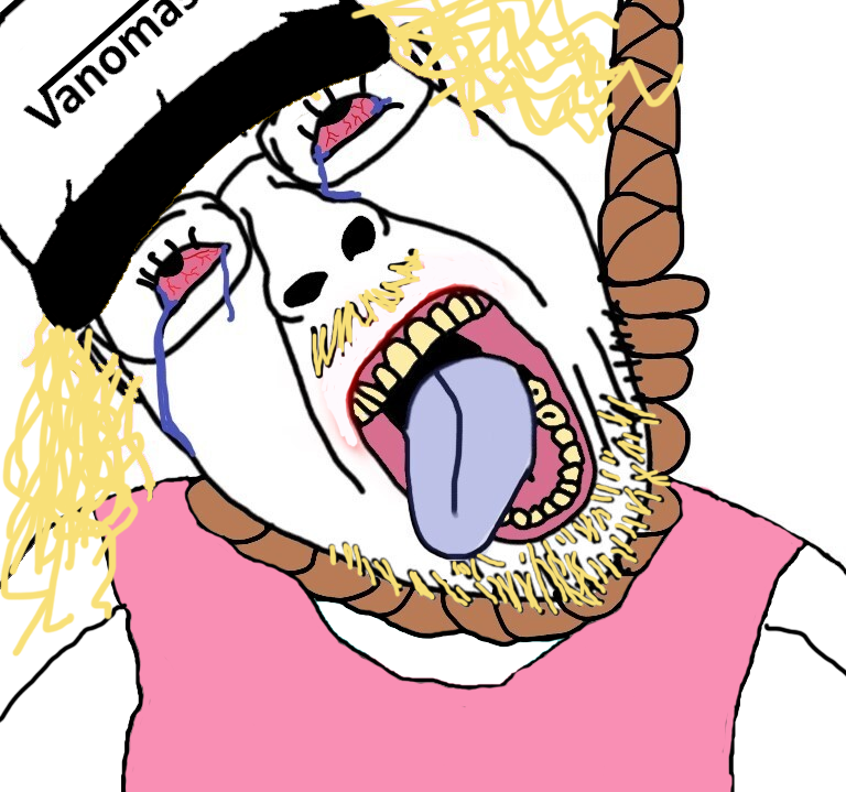 SoyBooru - Post 67213: 2ch ack blond blond_beard bloodshot_eyes clothes dvach hanging hat pink ...